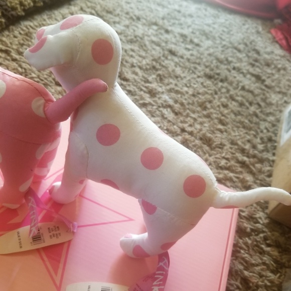 PINK Victoria's Secret | Accessories | 2 Htf Vs Pink Dogs | Poshmark